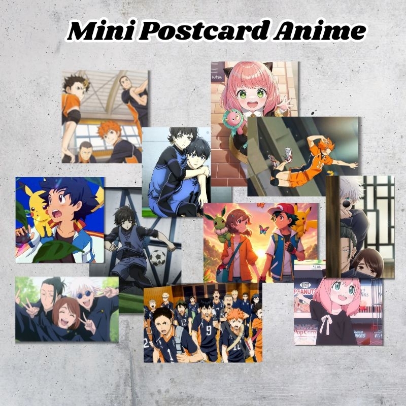 Jual MINI POSTCARD POSTER ANIME AESTHETIC HIASAN KAMAR HAIKYU ANYA ...