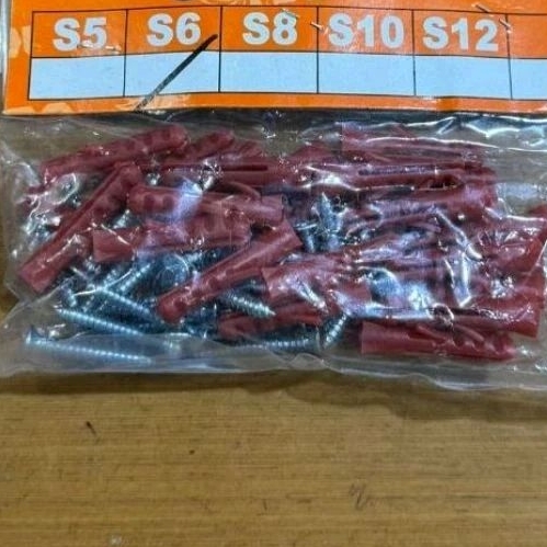 Jual Sekrup Tanam Tembok Sekrup Ambalan S5 S6 S8 | Shopee Indonesia