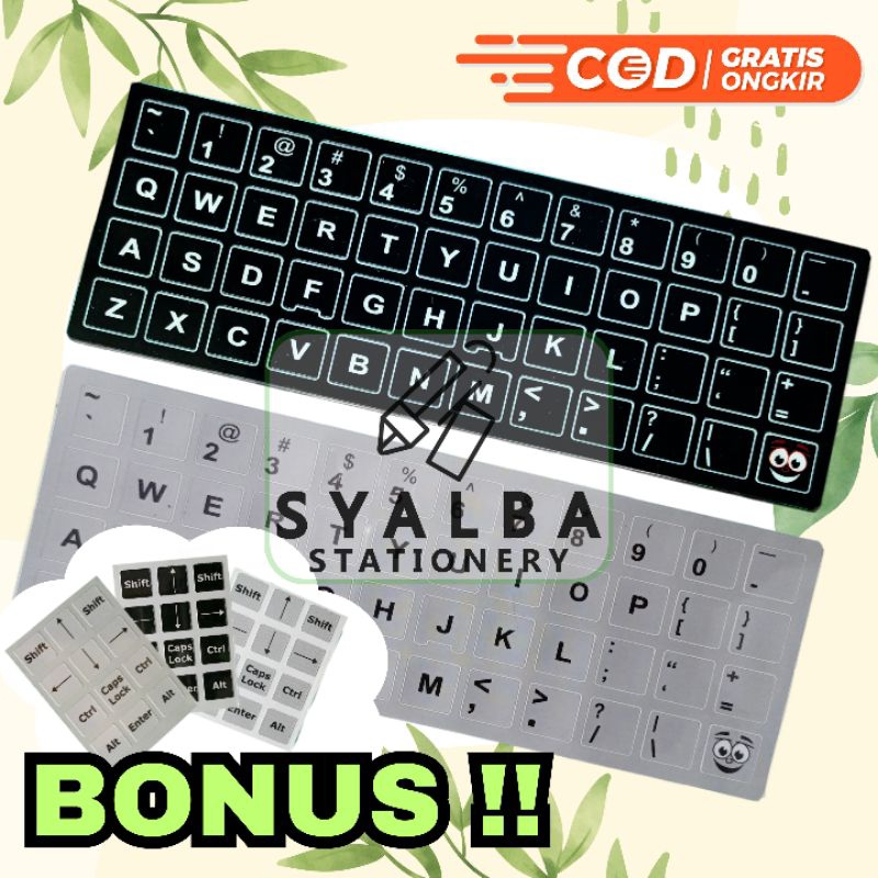 Jual STICKER KEYBOARD ALFABET INDONESIA INGGRIS ENGLISH LATIN UNTUK ...