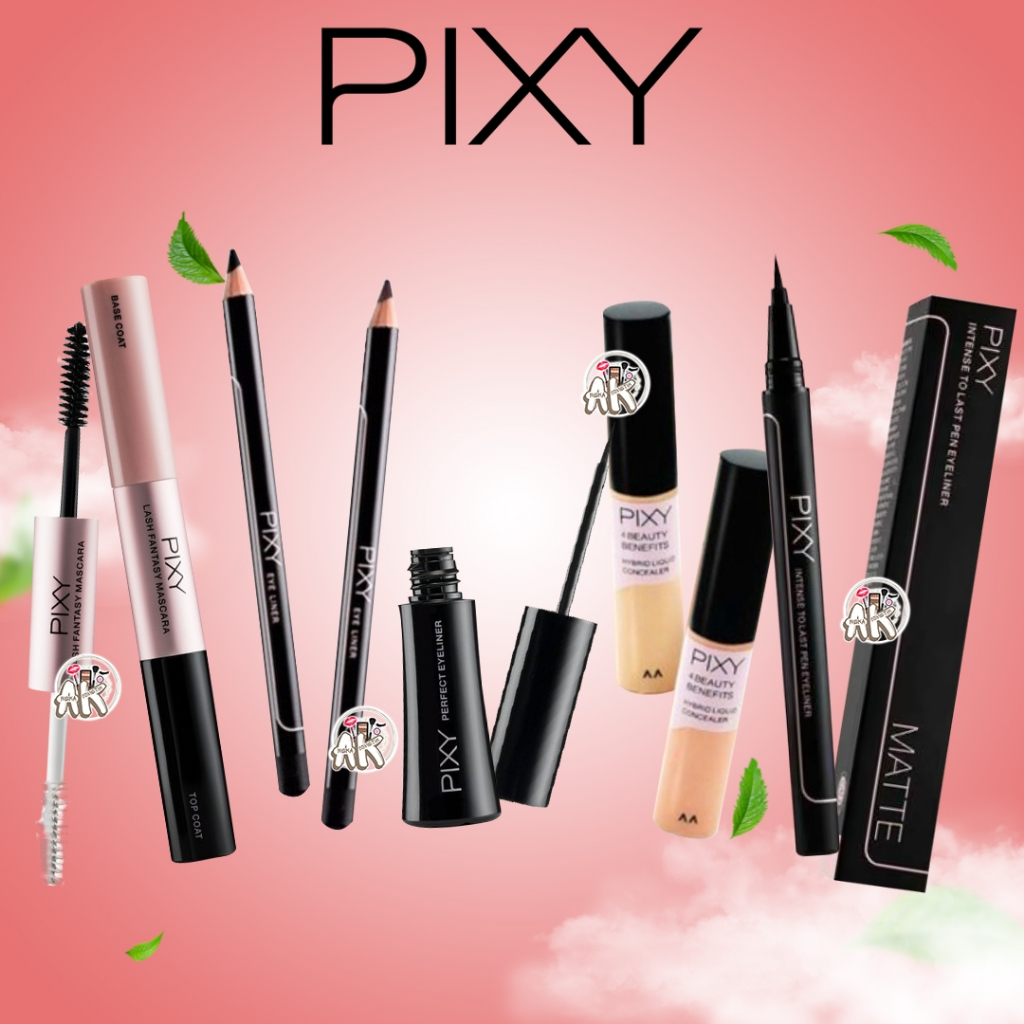 Jual PIXY MAKEUP SERIES ( 4BB LIQUID CONCEALER / EYELINER ALL SERIES / MASCARA FANTASY LASH ...