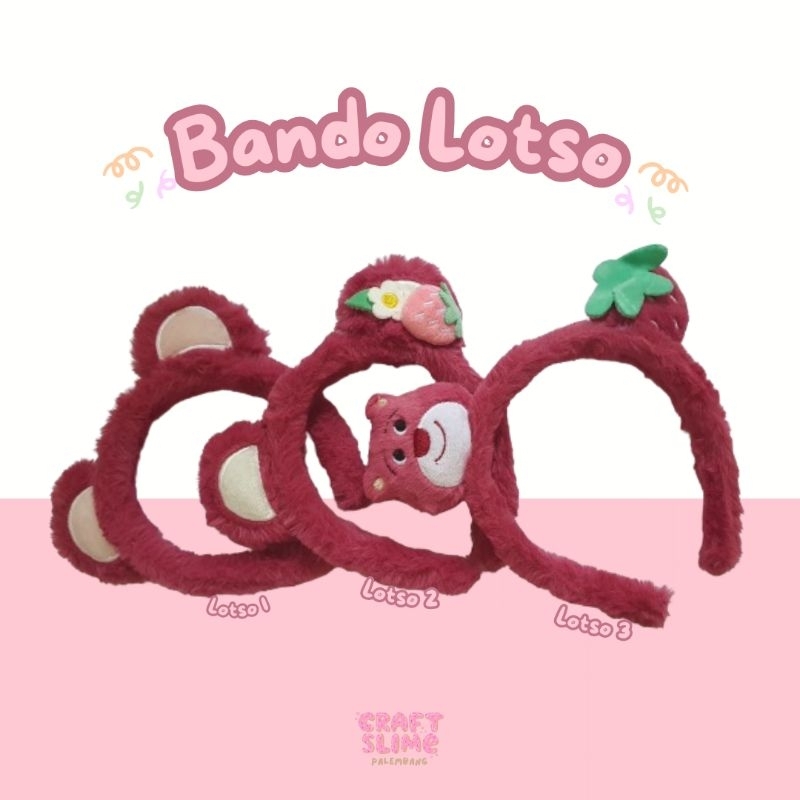 Jual Headband Bando Lotso untuk Wanita dan Anak Bando Lucu | Shopee ...