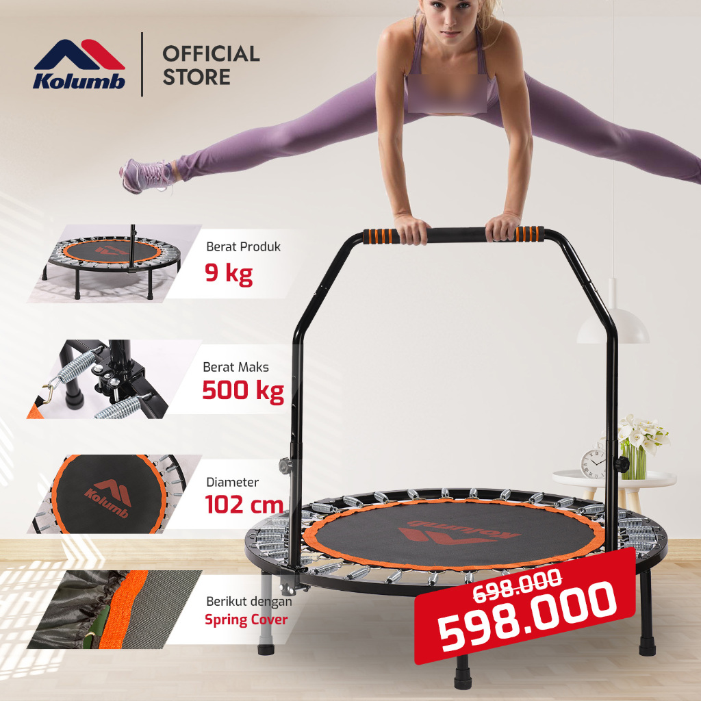 Jual Kolumb Sport Trampoline Alat Olahraga Lompat Trampolin - YDF1005 ...