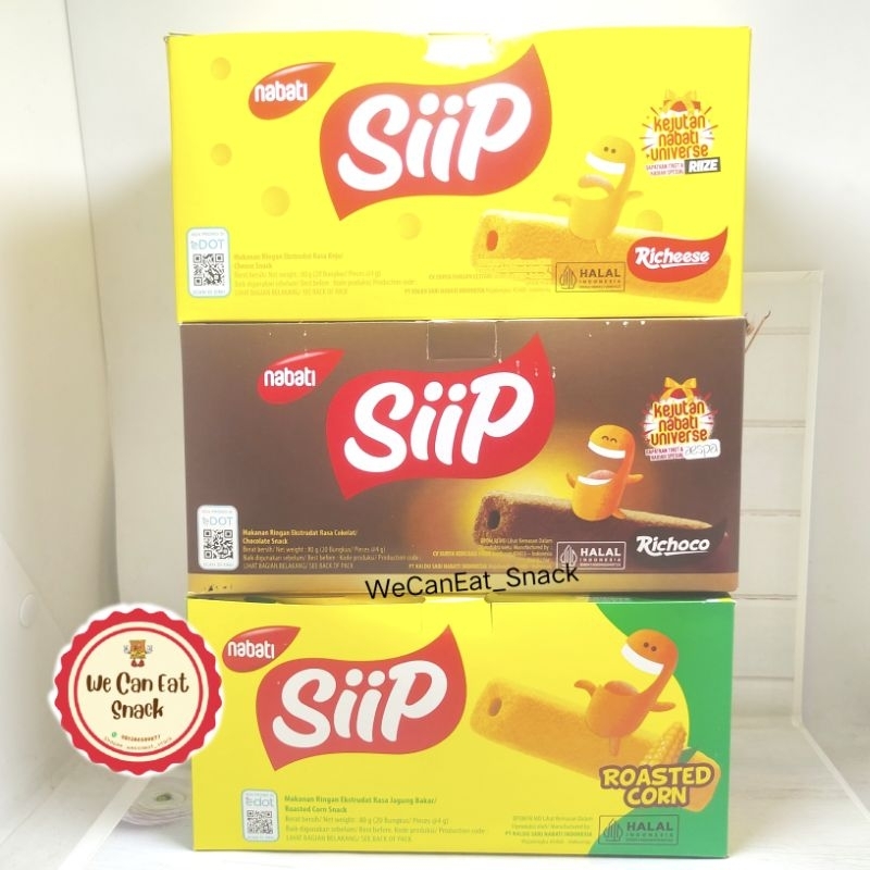 Jual Nabati Siip Richeese Box Makanan Ringan (Isi 20 pcs) | Shopee ...