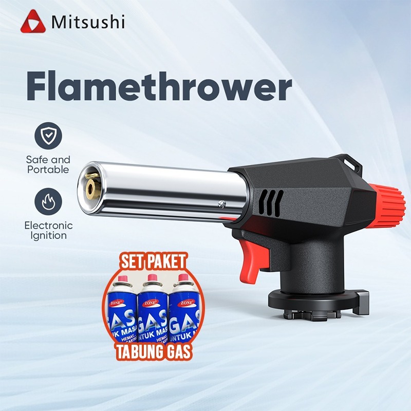 Jual Portable Gas Torch / BBQ Blow Torch / Flame Gun / Korek XTRA ...