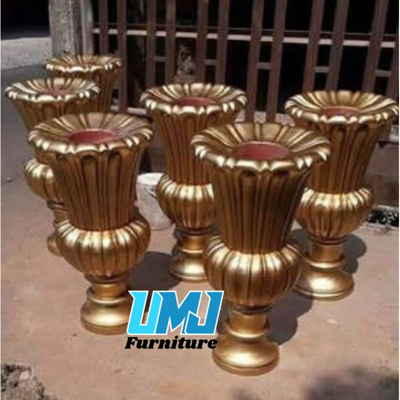 Jual VAS BUNGA UKIRAN MODEL LABU KAYU MEJA POT BOKOR KEMBANG DEKORASI ...