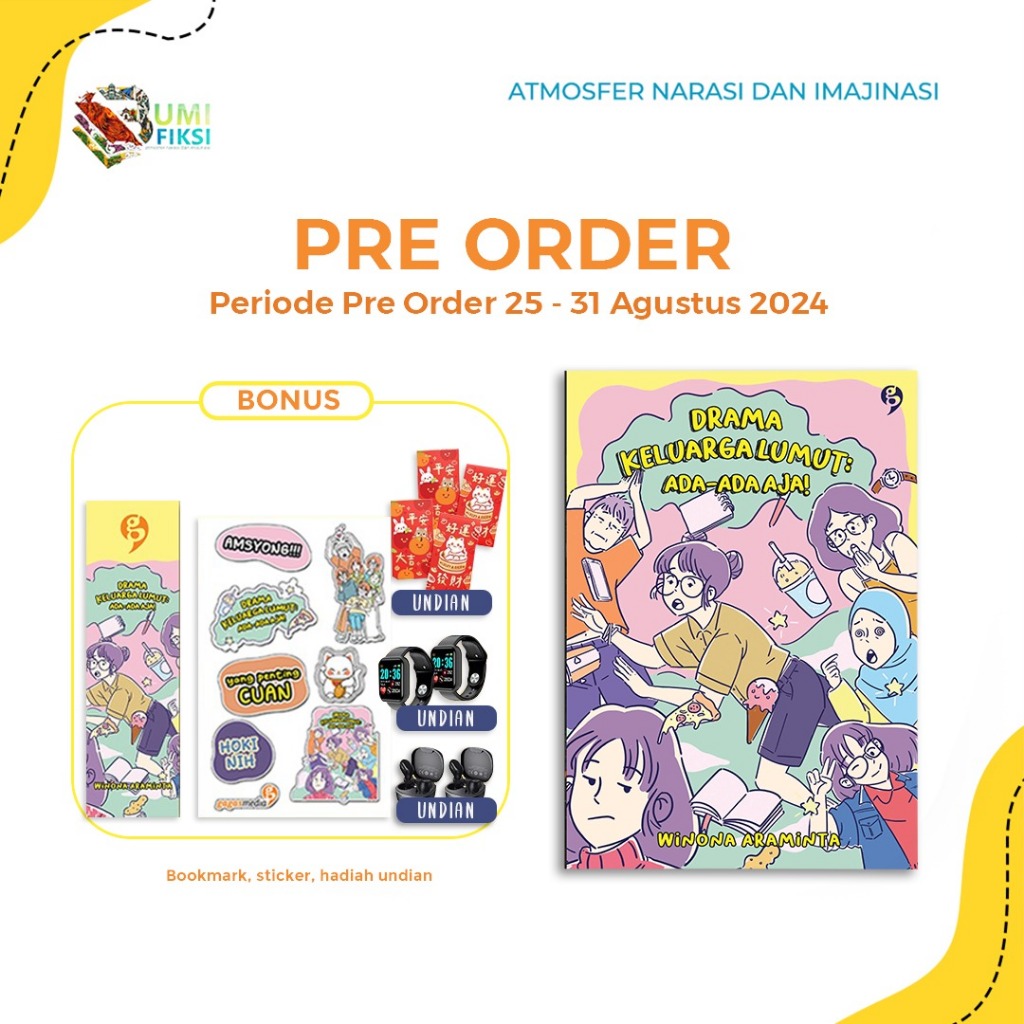 Jual PO - Buku Novel Drama Keluarga Lumut : Ada-Ada Aja - Winona Araminta - Gagasmedia (25 - 31 ...