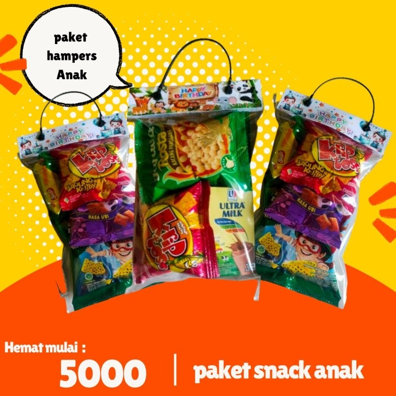 Jual PAKET BINGKISAN SNACK ULANG TAHUN ANAK | BINGKISAN SNACK ULTAH ...