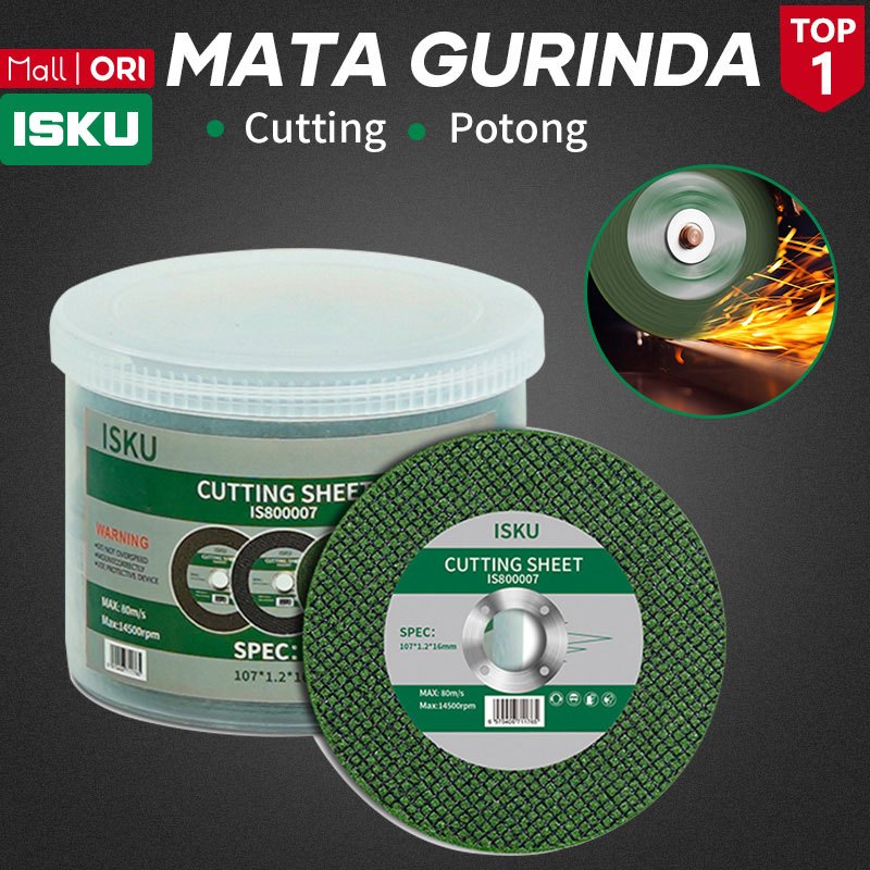 Jual ISKU Mata Gerinda Potong Cutting / Mata Cutting Besi 4 inch ...