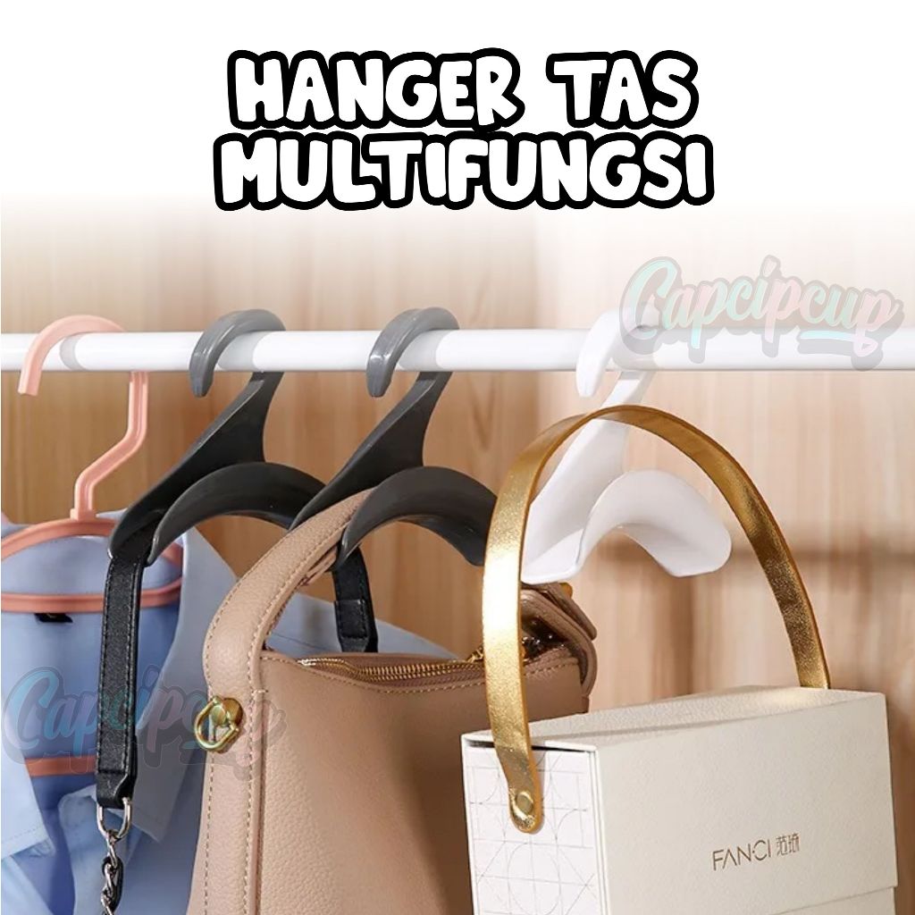 Jual Hanger Tas Bag Organizer Kait Tas Pengait Dasi Gesper Gantung ...