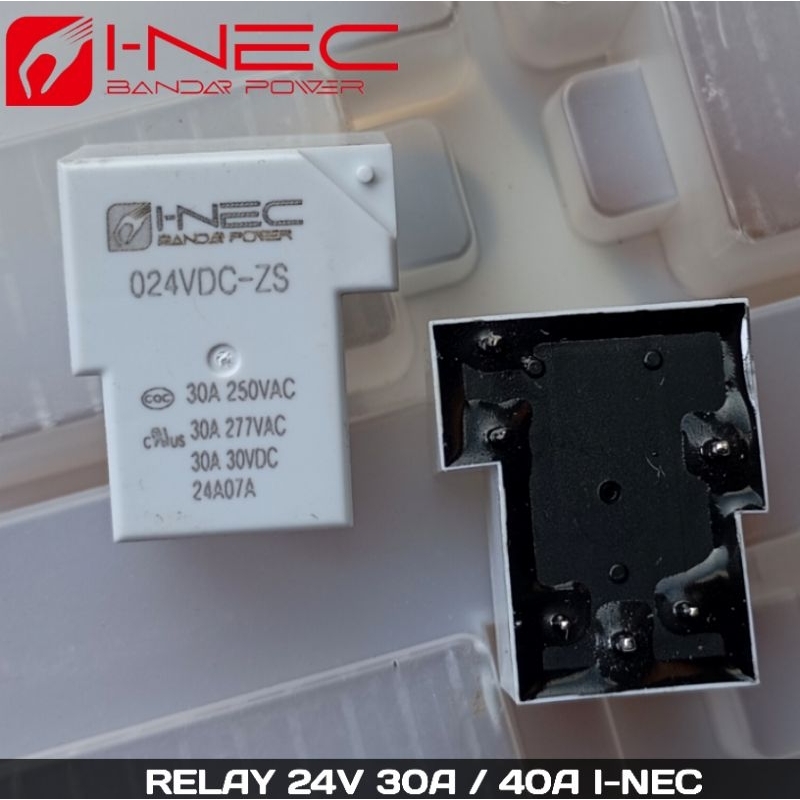Jual Relay 24V I-NEC 5 pin | Shopee Indonesia