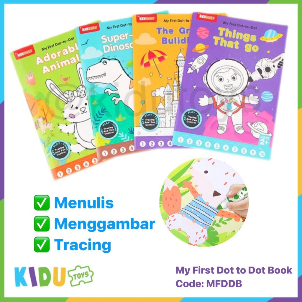 Jual Buku Anak Aktivitas Menulis Menggambar Tracing My first dot to dot ...