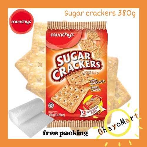Jual Munchys Sugar Crackers / Munchy's Kraker Gula / Biskuit Gula ...