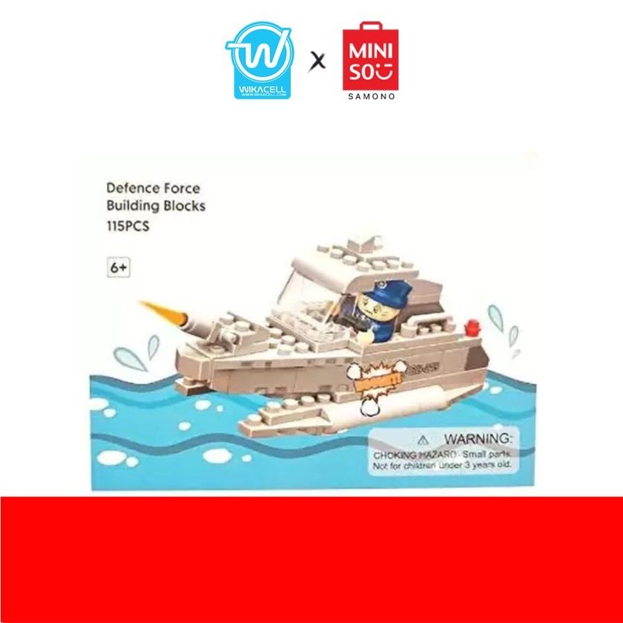 Jual Miniso Toys Building Blocks 3in1 Defence Force - Cruiser/Blok ...