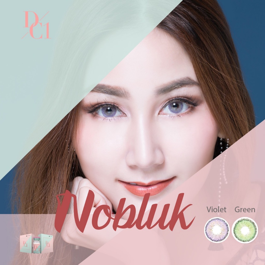 Jual DC1 Softlens Nobluk Warna Violet dan Green Ukuran Normal made in ...