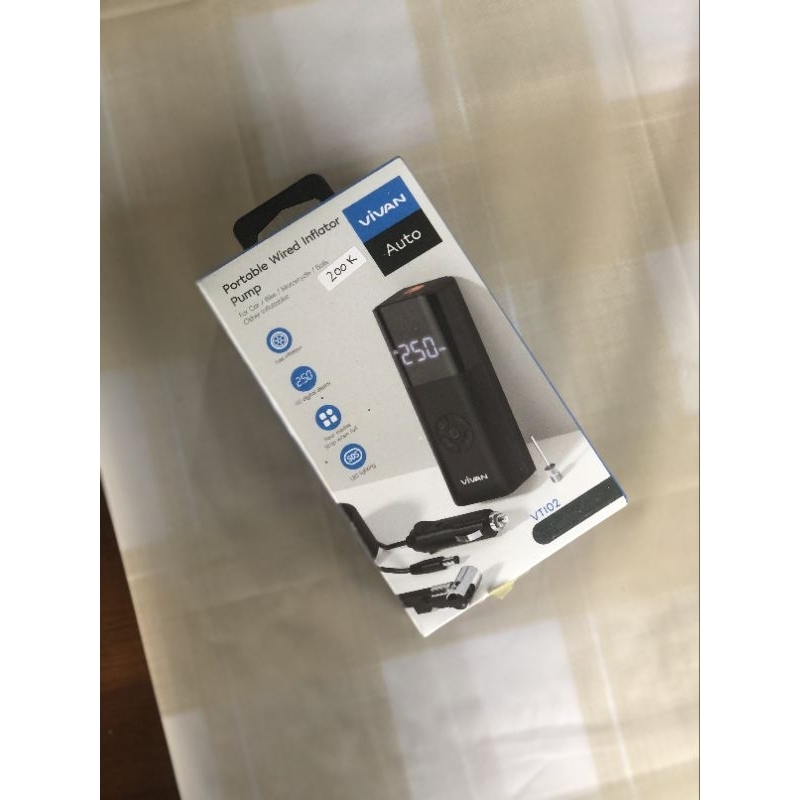 Jual VIVAN Portable Wired Inflator Pump (NEW) | Shopee Indonesia