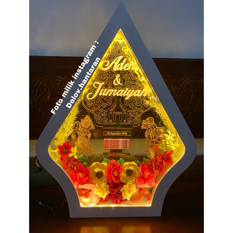 Jual Mahar Pernikahan Gunungan Wayang Mahar Bingkai | Shopee Indonesia