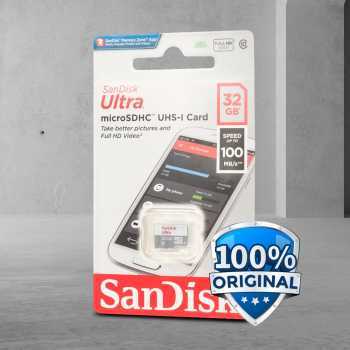 Jual SANDISK ULTRA MICROSDHC CARD UHS-I CLASS 10 (100MB/S) 32GB - SDSQUNR-032G | Shopee Indonesia