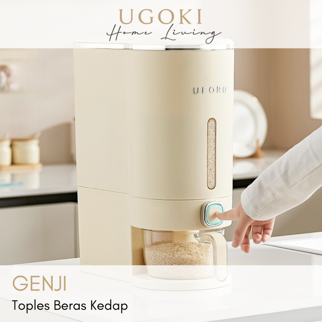 Jual |UGOKI| GENJI Penyimpanan Beras 10 KG Insect Proof Rice Container ...