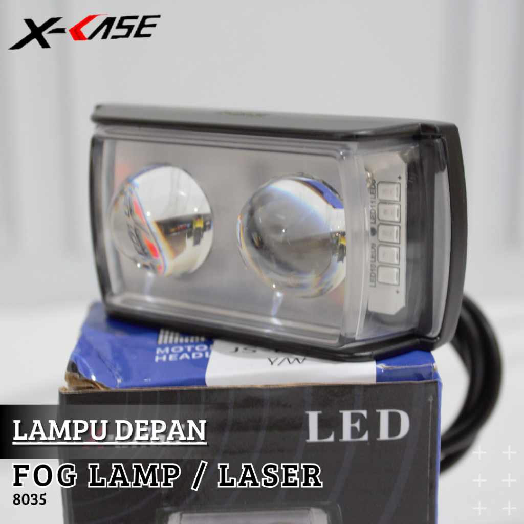 Jual Lampu Strob0 Lampu Sorot Foglamp Motor Mobil Xcase Mini 2 Led ...