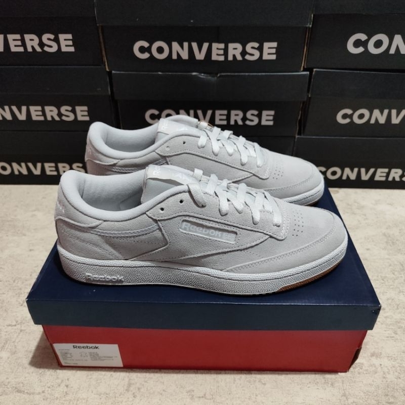 Jual Reebok Club C 85 Suede Men's - Pure Grey/White [100074450 ...