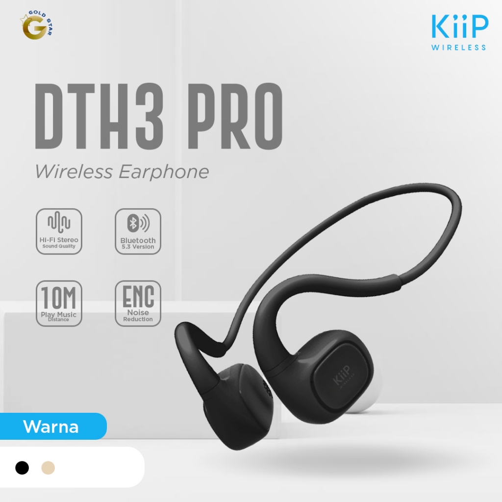 Jual KiiP Wireless DTH3 Pro OWS Open Ear Wireless Earphone TWS ...