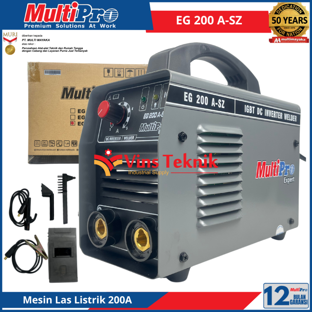 Jual Mesin Las Listik Inverter Travo Las Inverter EG200 Multipro EG 200 ...