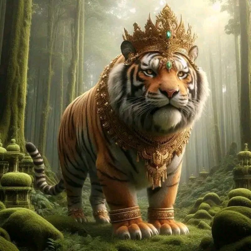 Jual Poster Cetak, RAJA HARIMAU KUNING, Ukuran JUMBO, 100x70cm ...