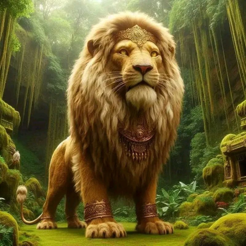 Jual Poster Cetak, SINGA RAJA HUTAN, Ukuran JUMBO, 100x70cm & 150x100cm ...