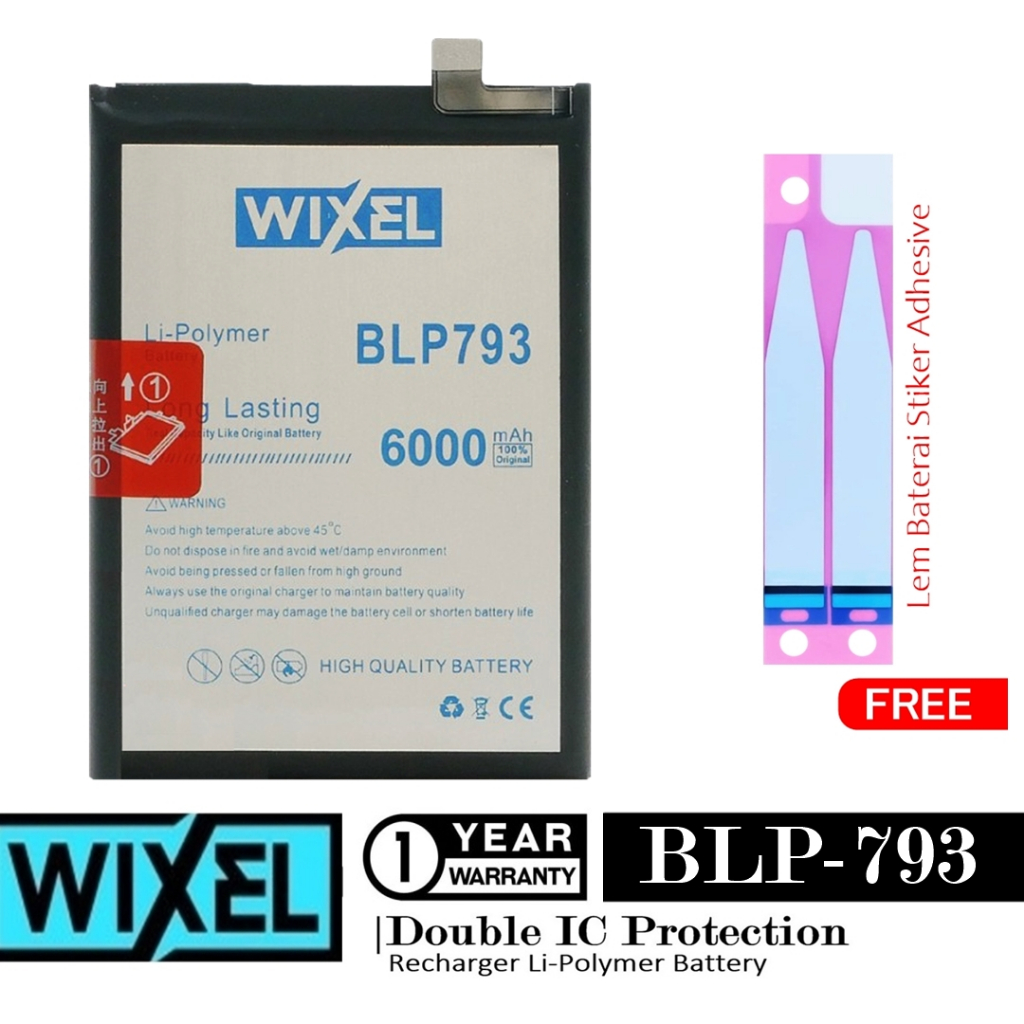 Jual Baterai Wixel Realme Narzo 20 20A 30A 50A BLP793 BLP-793 Double ...