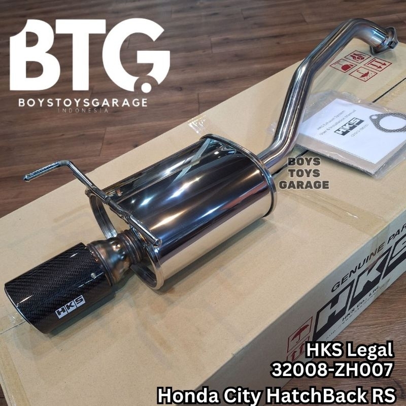 Jual Knalpot HKS Honda City HB Hatchback RS 1.5 HKS Legal Muffler 100% ...