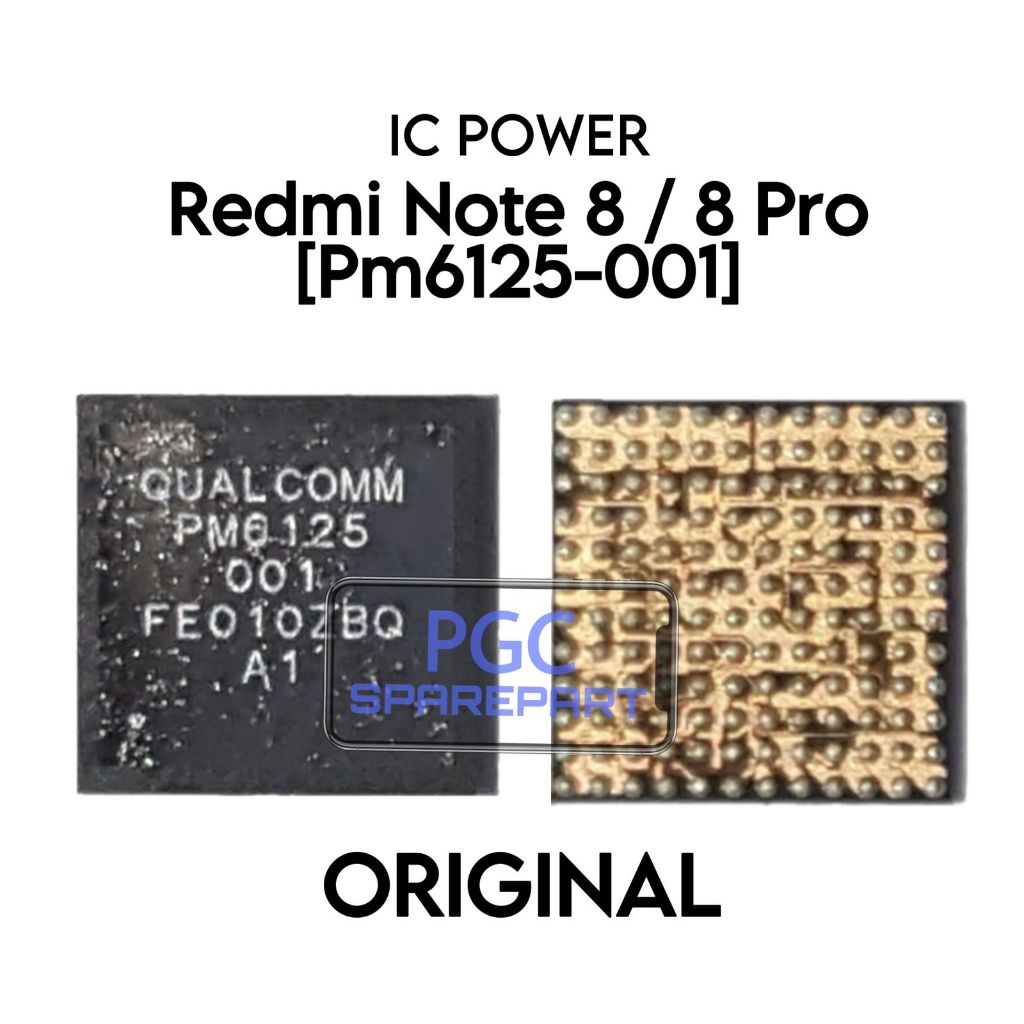Jual IC Power PM6125-001 / pmi6125001 / Xiaomi Redmi Note 8 / Note 8 Pro / M1908C3JH / M1908C3JG ...
