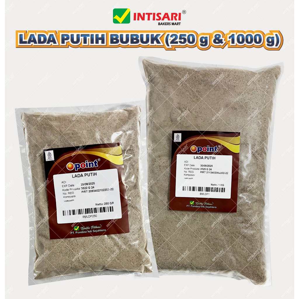 Jual POINT LADA PUTIH BUBUK (WHITE PEPPER POWDER) | Shopee Indonesia