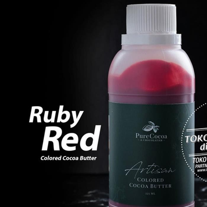 Jual Pure Cocoa Artisan Chocolate Coloring RED Cocoa Butter Pewarna ...