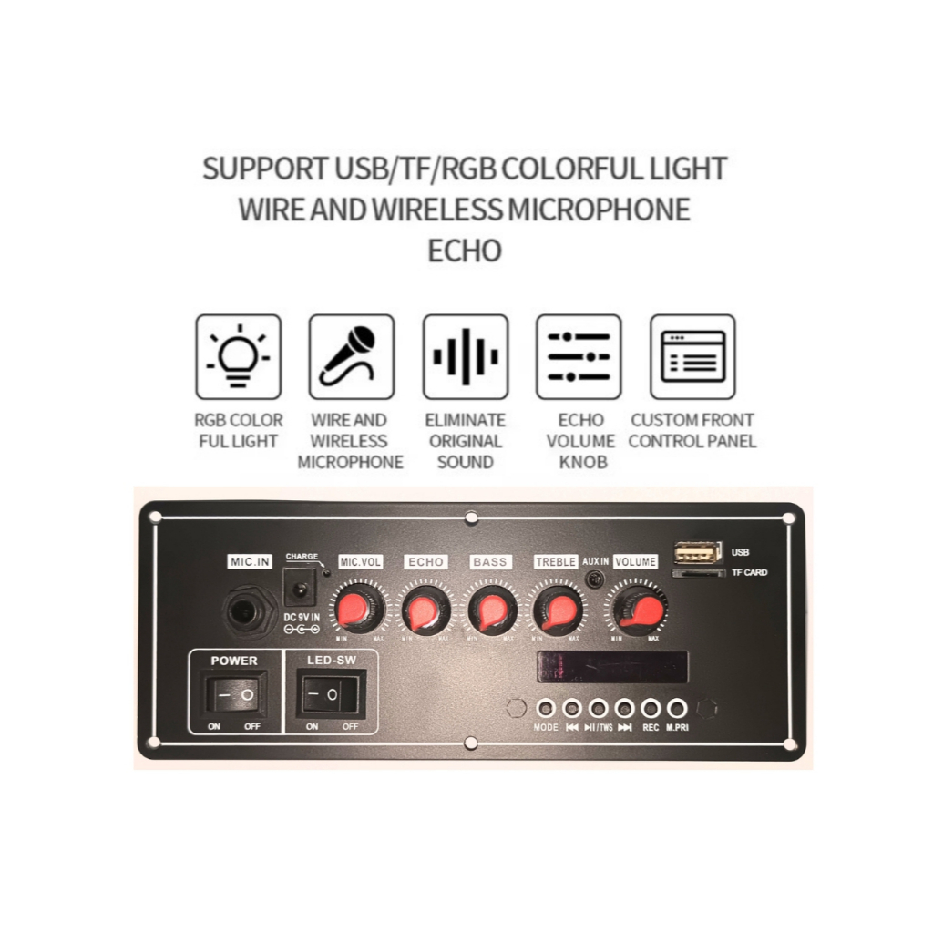 Jual 701BT MP3 PLAYER BLUETOOTH POWER AMPLI AMPLIFIER 2X20W | Shopee ...
