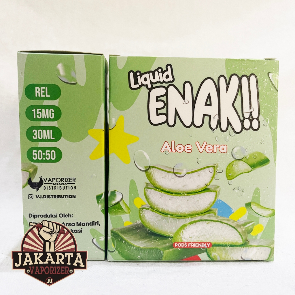 Jual LIQUID ENAK ALOE VERA PODS FRIENDLY 30ML 15MG BY VJ | Shopee Indonesia