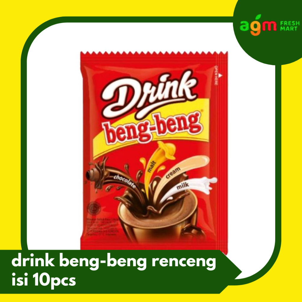 Jual DRINK BENG-BENG DRINK 30gr MINUMAN COKELAT BUBUK RENCENG ( ISI 10 ...