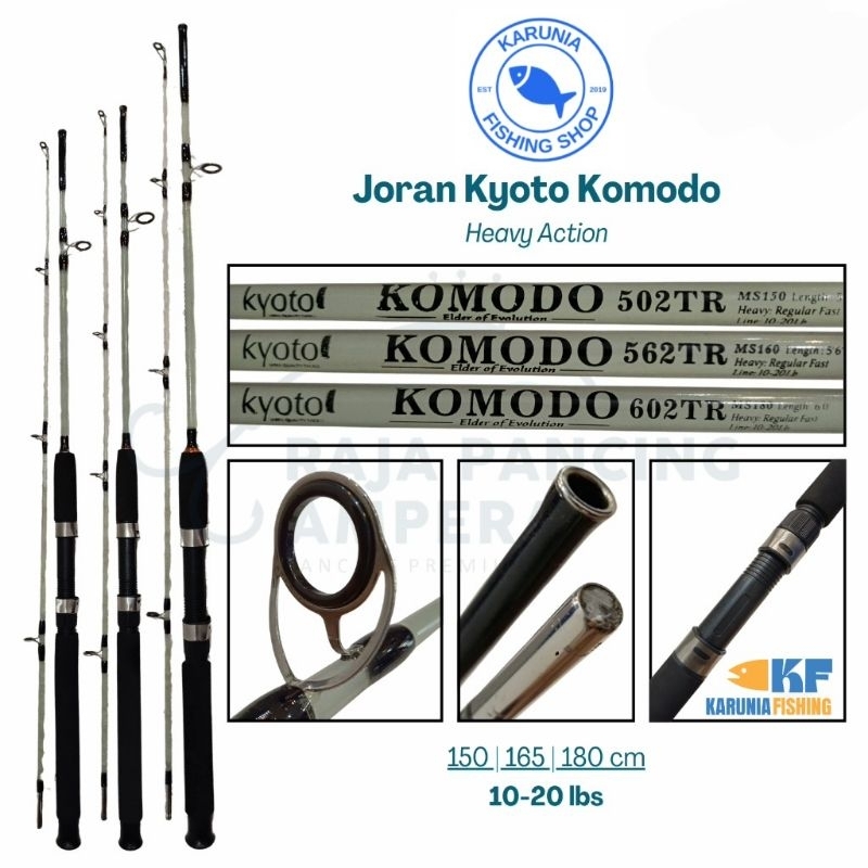 Jual Joran Kyoto Komodo Spinning | Stik Pancing Transparant Murah ...