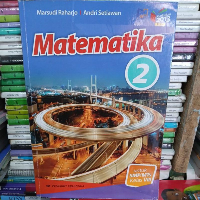 Jual Buku Matematika kelas 2/8/VIII smp kurikulum 2013 revisi | Shopee Indonesia