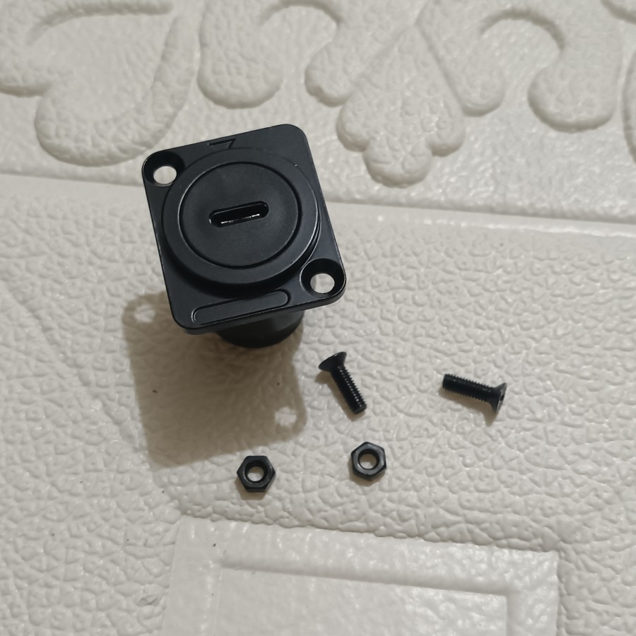 Jual Socket Mounting USB Type-C Port Konektor Female to Female not ...