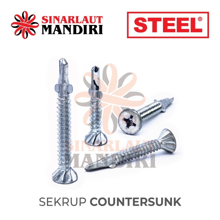 Jual Sekrup SDW Countersunk / Contersunk Screw 10 - 16 x 32 | Shopee ...