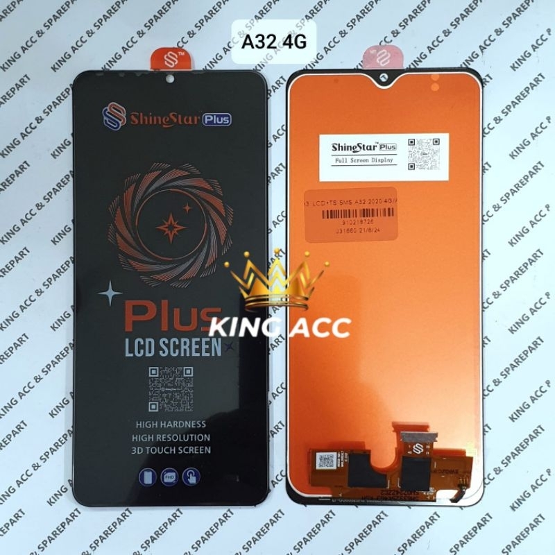 Jual SHINESTAR LCD TOUCHSCREEN SAMSUNG GALAXY A32 2020 4G / A32 4G / A325 / A325F BLACK ...
