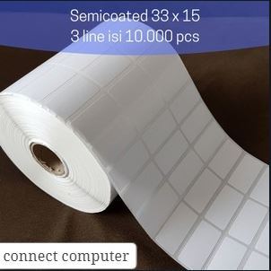 Jual Label Barcode SEMICOAT 33x15 | Shopee Indonesia
