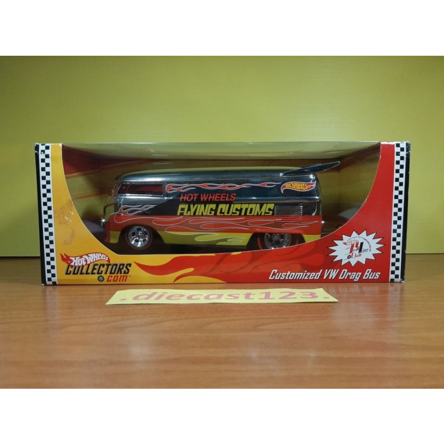 Jual Hot Wheels Customized DRAG BUS HW FLYING CUSTOMS HW RED LINE CLUB ...