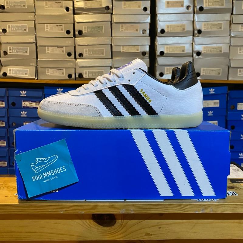 Jual Sepatu Adds Samba Og White Gum Black Gum Sole Clear Import Quality ...