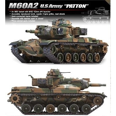 Jual US Army Medium Tank M60A2 ( M60 type A2 ) Patton - Model kit ...