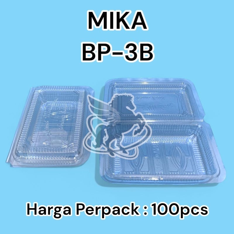 Jual isi 100pcs Mika 3B Bening / Mika Kemasan Kue Ukuran 3 3x 3xx ...
