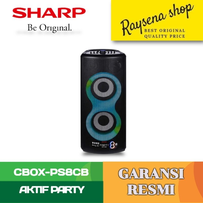 Jual SHARP SPEAKER AKTIF PARTY CBOX-PS8CB | Shopee Indonesia