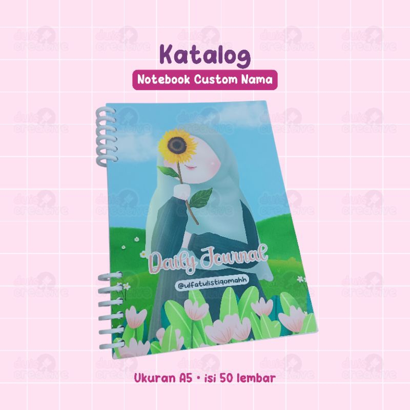 Jual NOTEBOOK CUSTOM NAMA PREMIUM | Shopee Indonesia