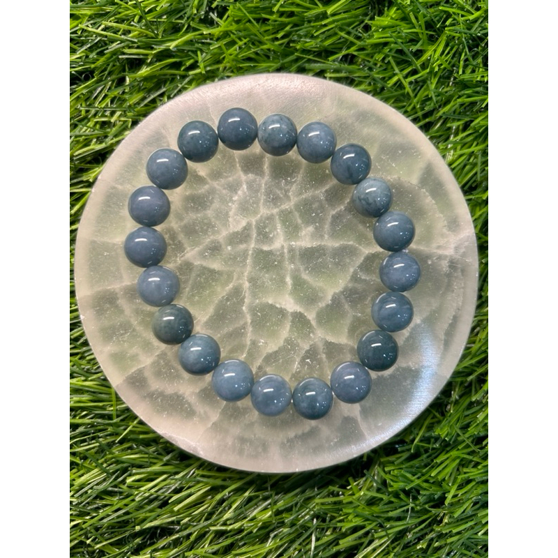 Jual Gelang Batu Alam Natural Blue Water Jade Top Grade HQ | Shopee ...