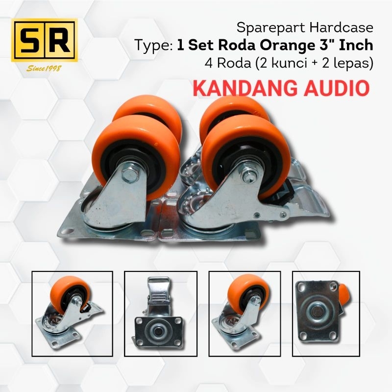 Jual RODA HARDCASE 3"INCH | Shopee Indonesia